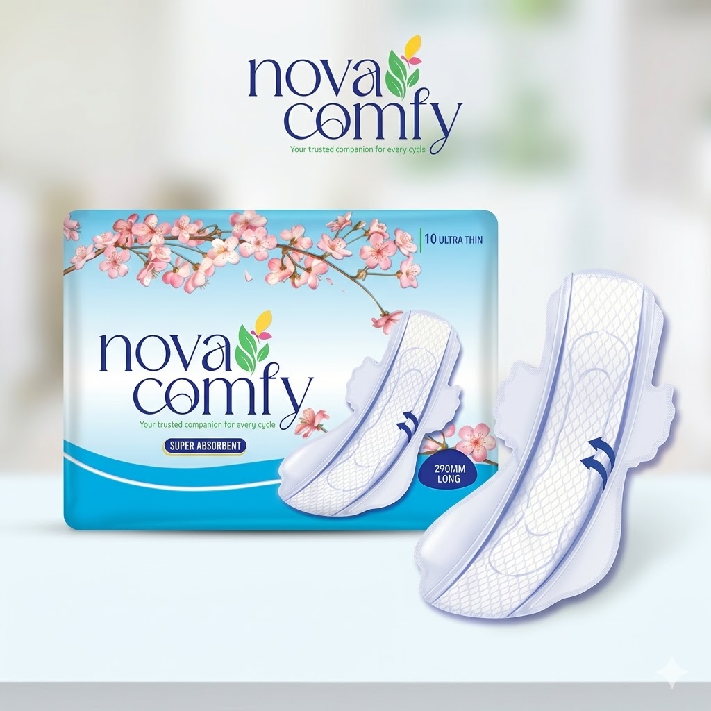 Nova Comfy Sanitary Pad Super Absorbent 290mm Long Pure Comfort 10 ...